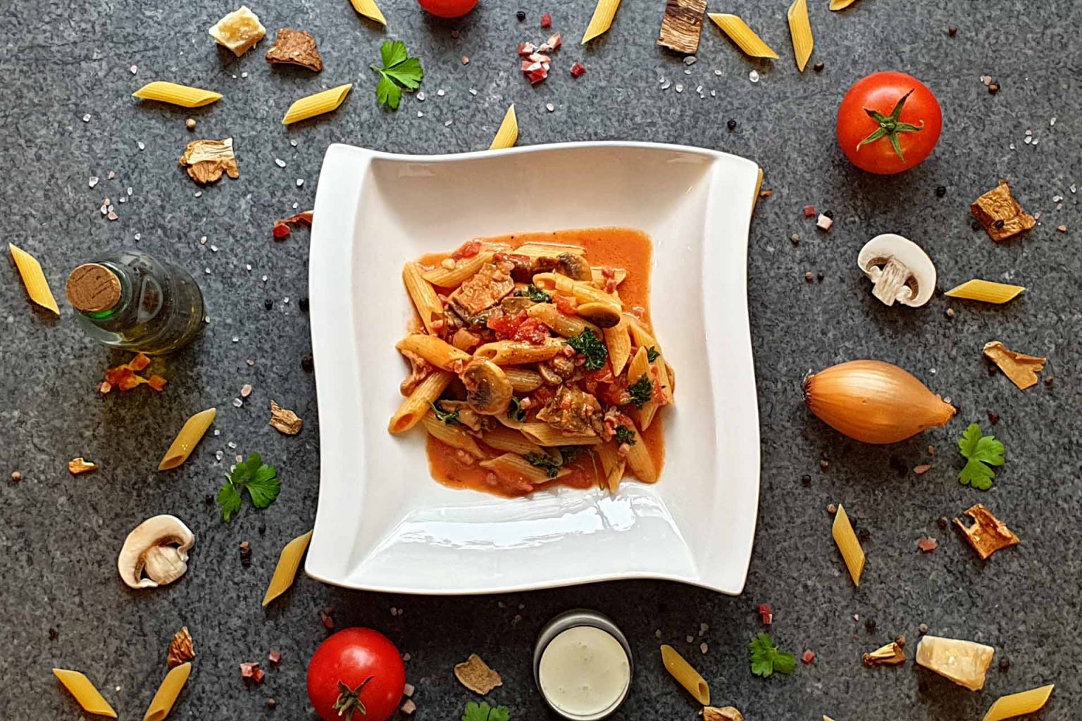 Pasta peperonata - nach original italienischem Rezept