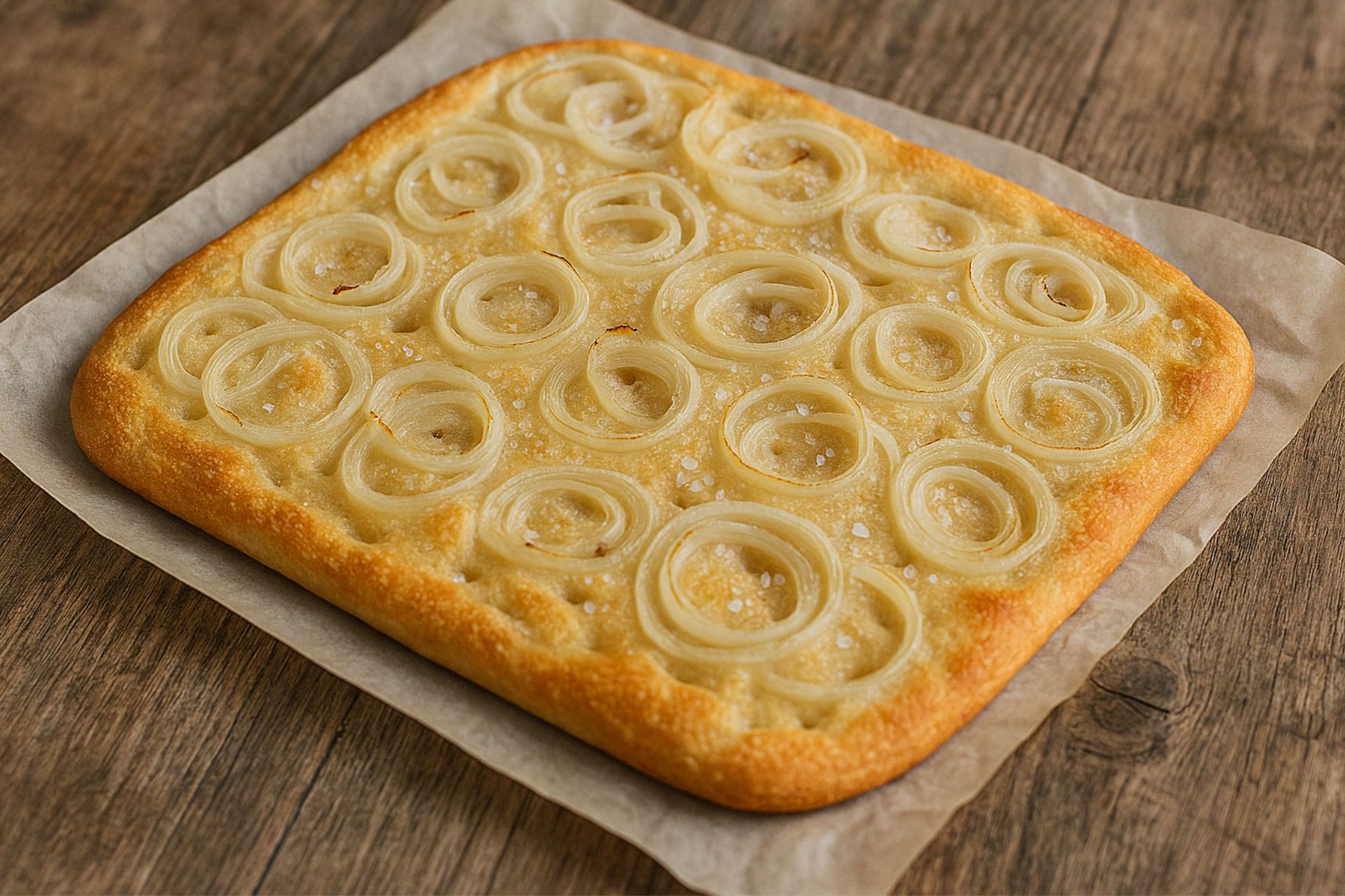 Schiacciata - ein würziges Fladenbrot aus der Toskana
